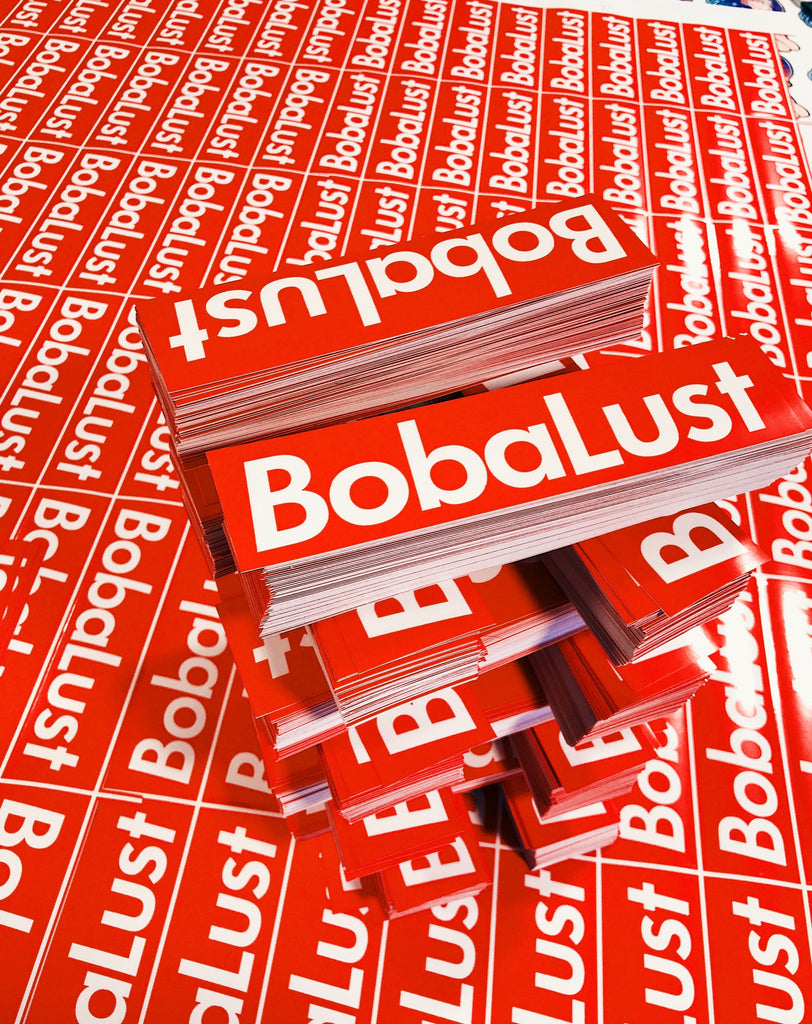 Custom Box logo stickers – Aimlessgoods