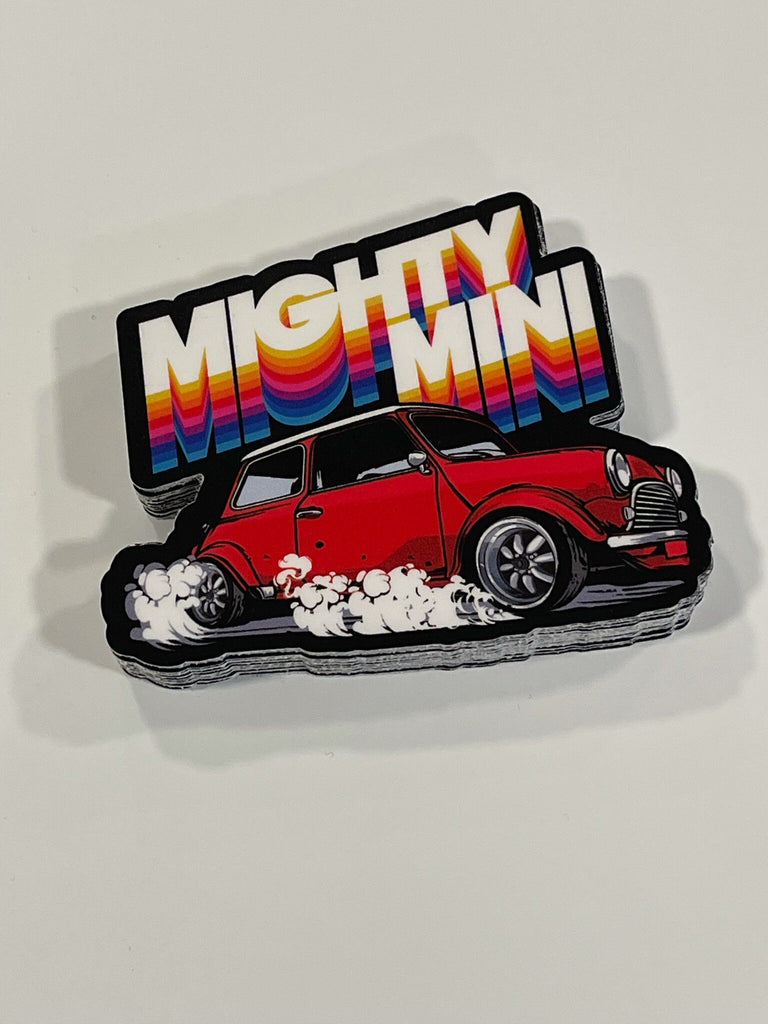 Mighty Mini Cooper sticker – Aimlessgoods